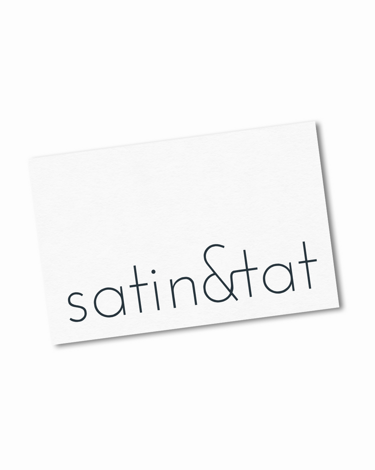 THE CARD – satin&tat